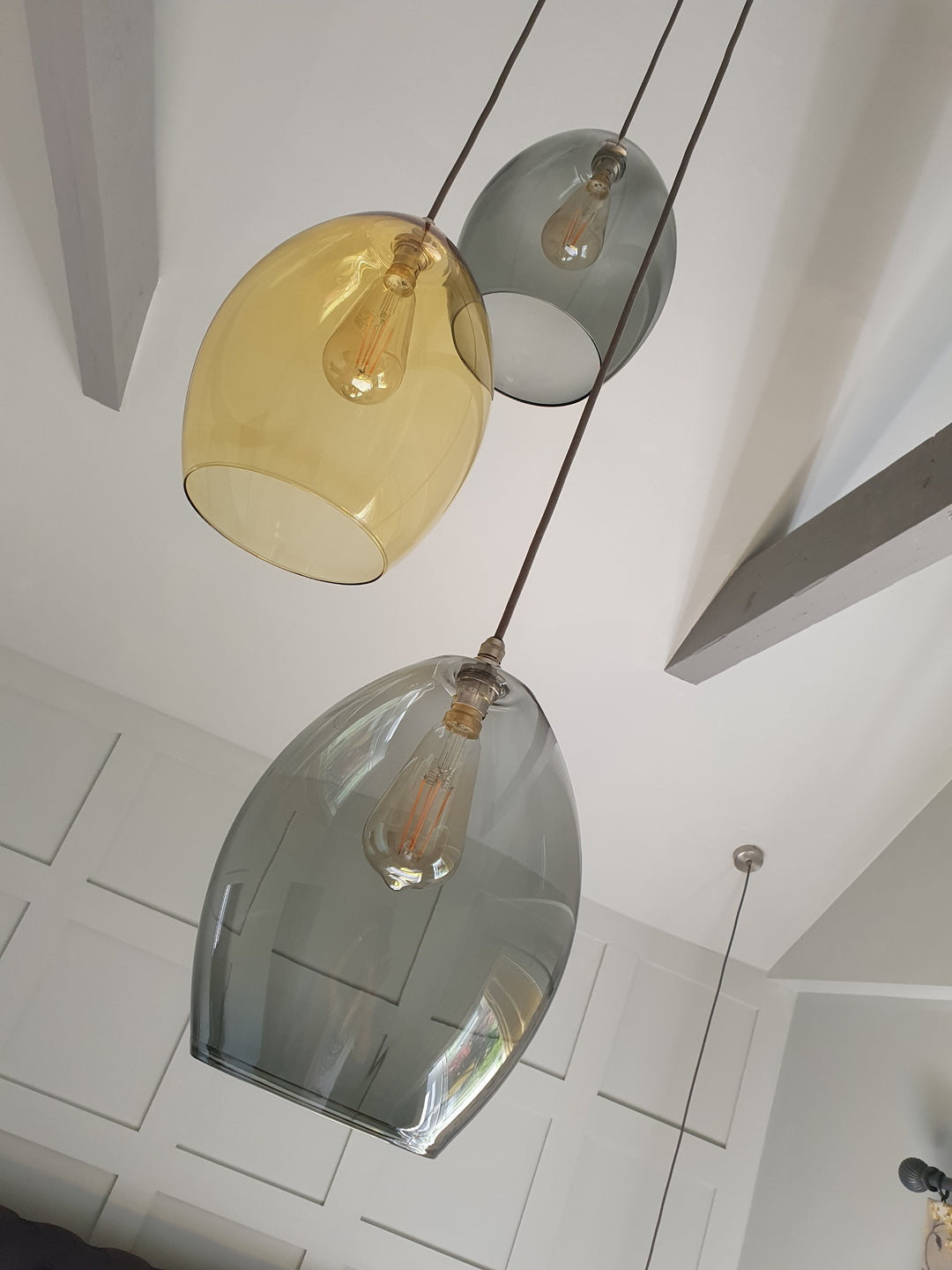 Jules Large 3-Way Glass Cluster Chandelier | Made in UK – Glow Lighting