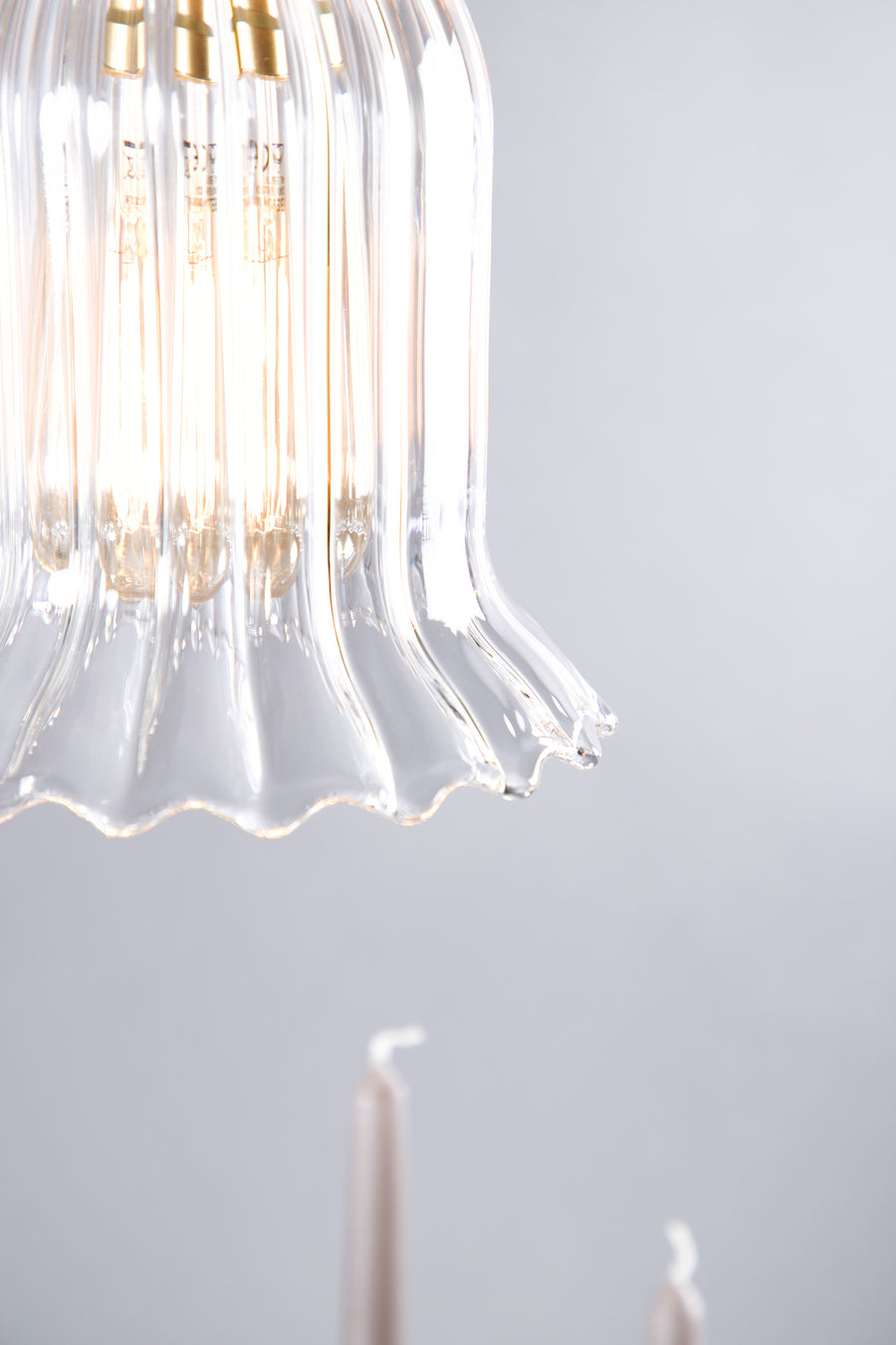 Humphrey Large Fluted Ribbed Pendant Light – Glow Lighting