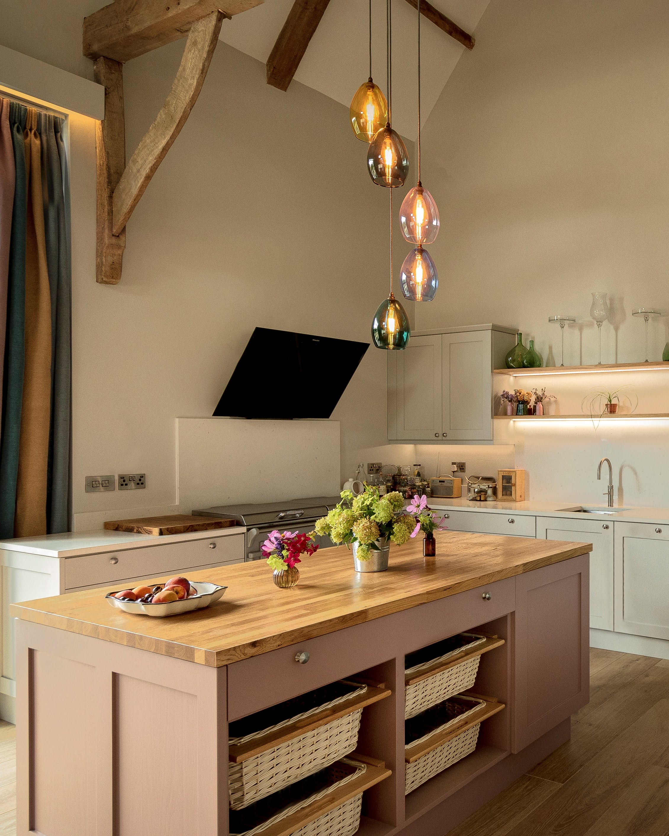 Mid Bertie 5 Way Large Cluster Pendant Light – Glow Lighting