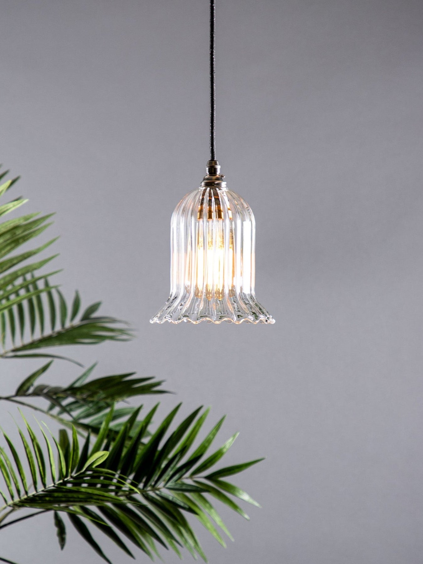 Fluted Crystal Pendants