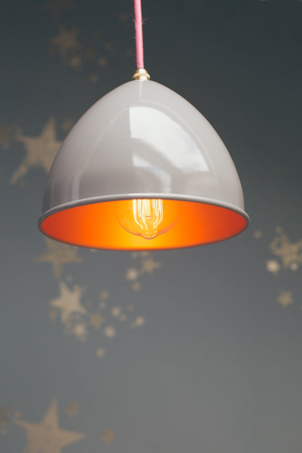 Jake Metal Grey Painted Pendant Light – Glow Lighting