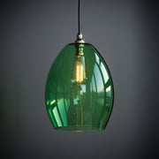 Jules Green Glass Pendant Light | Handblown in the UK | Glow – Glow ...