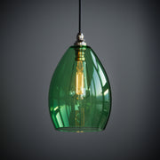 Jules Green Glass Pendant Light | Handblown in the UK | Glow – Glow ...