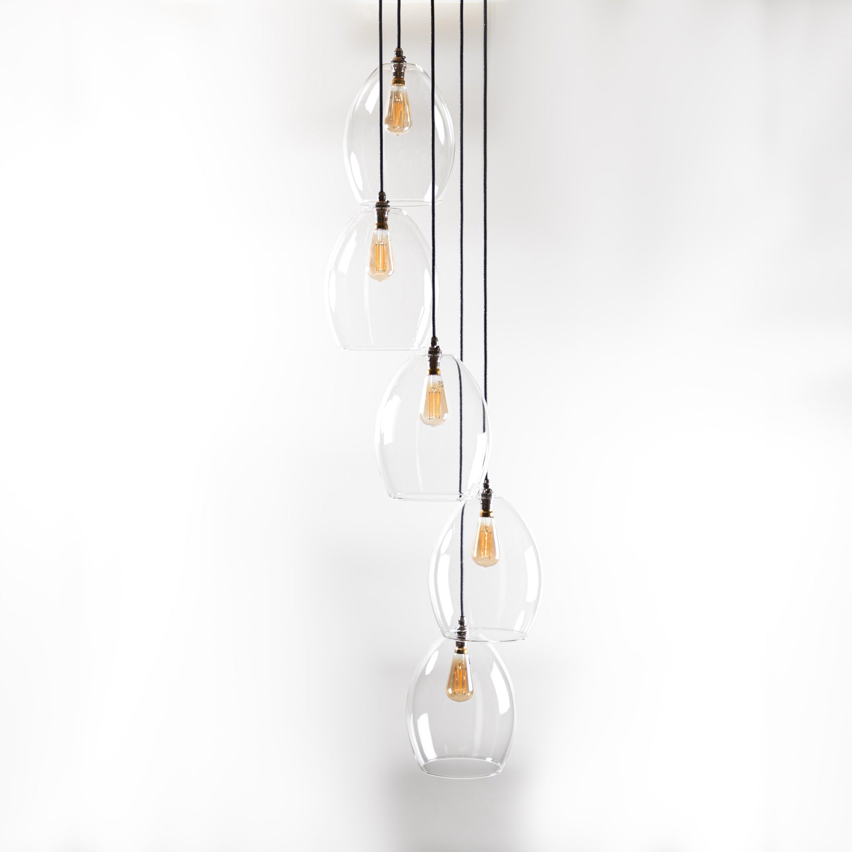 Large Jules 5 Way Cluster Pendant Light – Glow Lighting