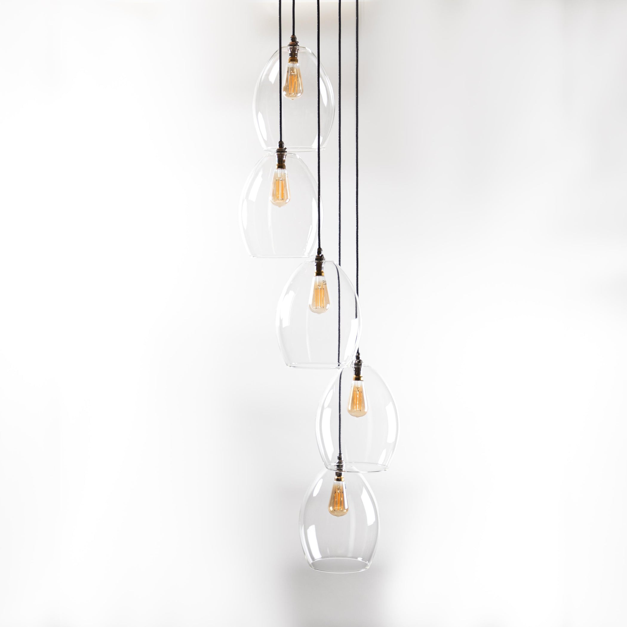 Large Jules 5 Way Cluster Pendant Light – Glow Lighting