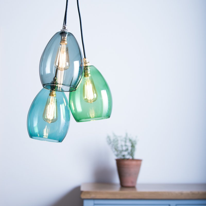 Mid Bertie 3 Way Cluster Pendant Light – Glow Lighting