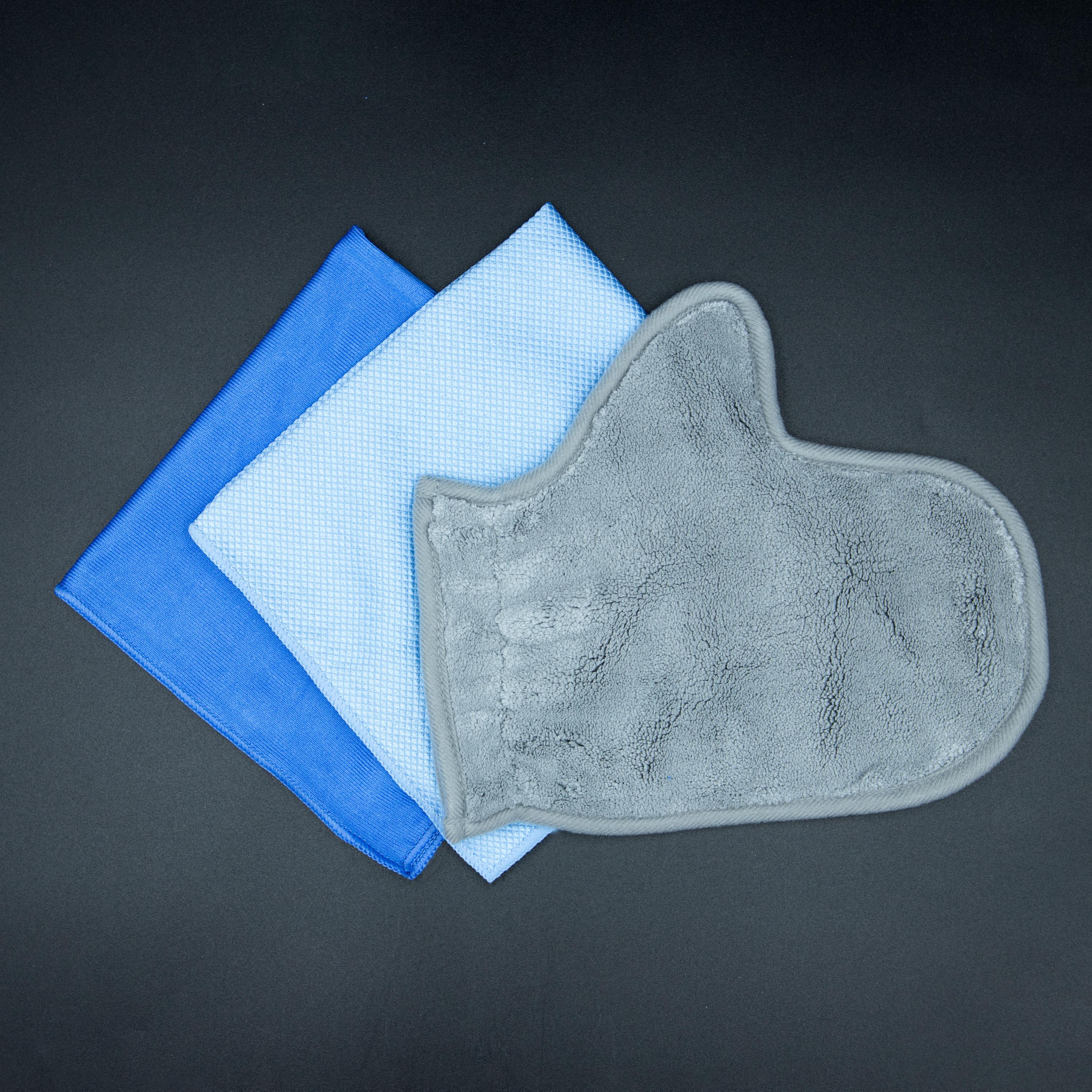 Glow Lighting Cleaning Trio | Microfibre Cloth Pack UK
