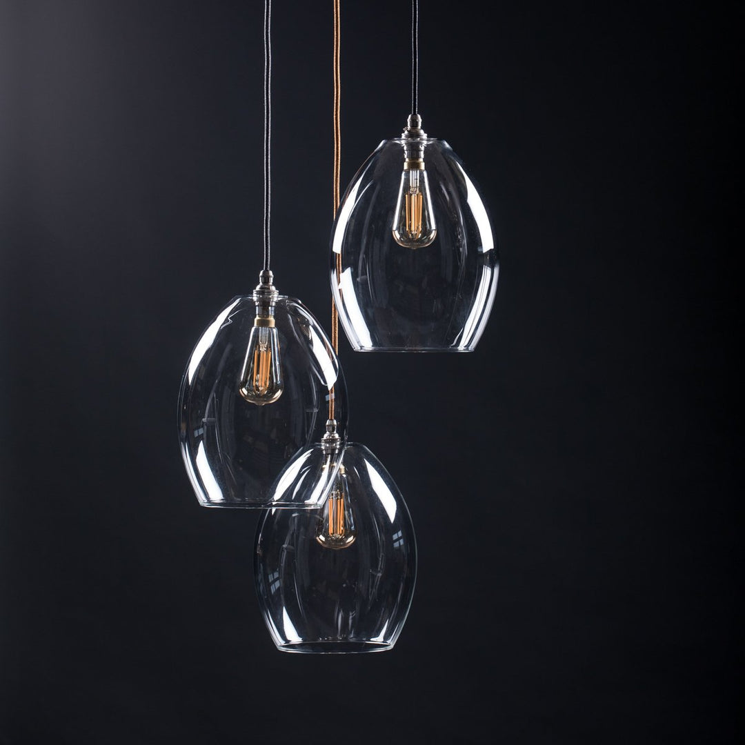 Large Jules 3 Way Cluster Pendant Light – Glow Lighting