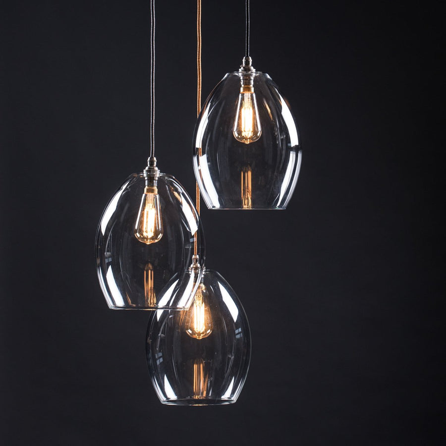Large Jules 3 Way Cluster Pendant Light – Glow Lighting